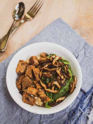 Savory oatmeal with toppings making you crave breakfast — Garlic Delight