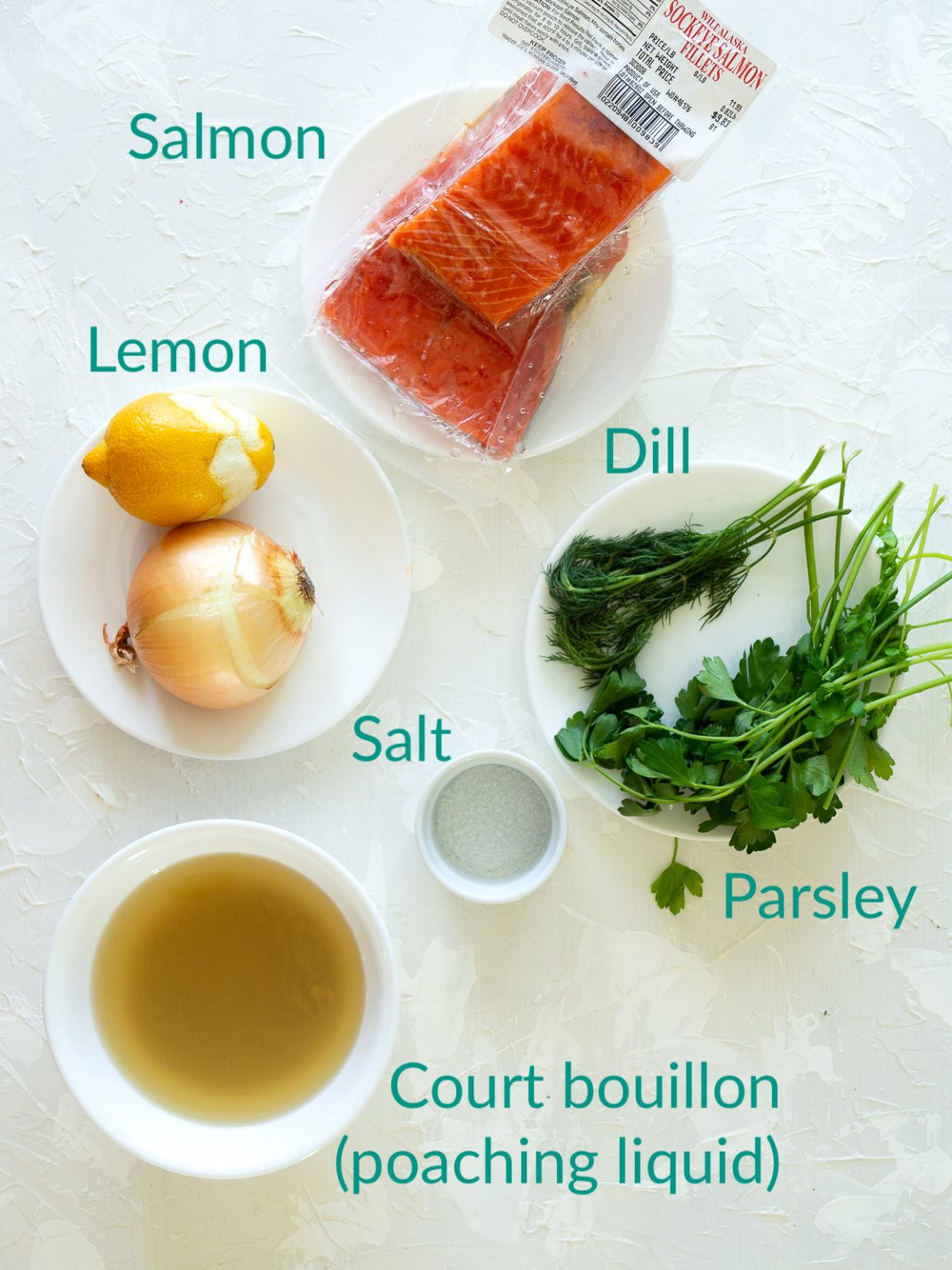 Easy poached salmon with lemon & dill (step-by-step) — Garlic Delight