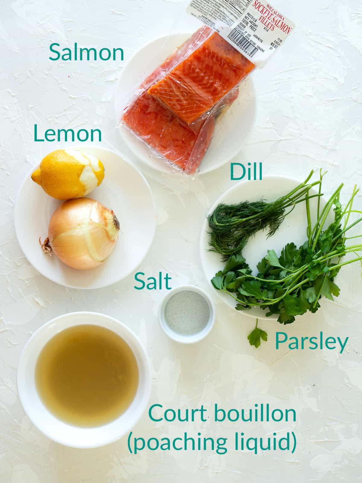 Easy poached salmon with lemon & dill (step-by-step) — Garlic Delight