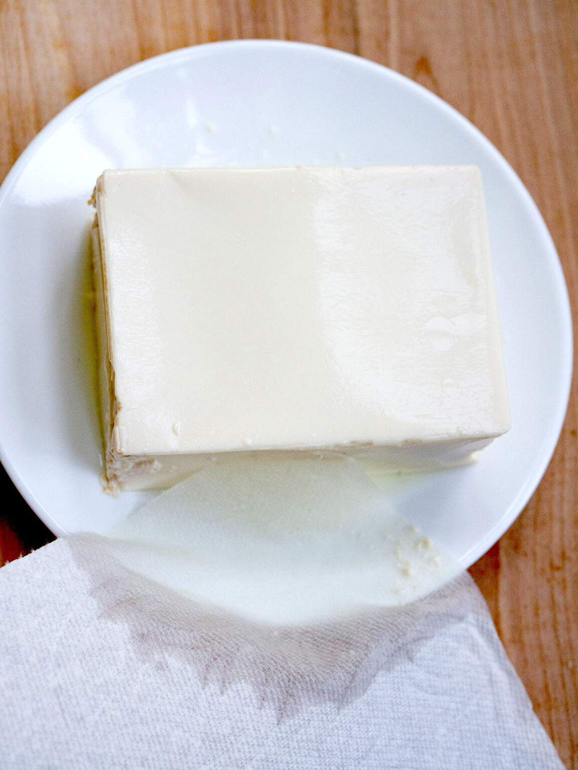 How to drain silken tofu and which recipes need it